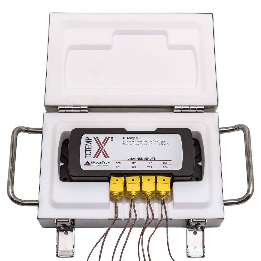 LogMaster 8-Channel Hi-Temp Oven Logger (ThermoVaultX8) – ThermoWorks